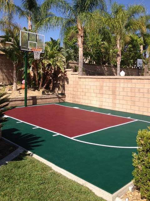 20' x 25' Basketball Court - DunkStar DIY Basketball Courts