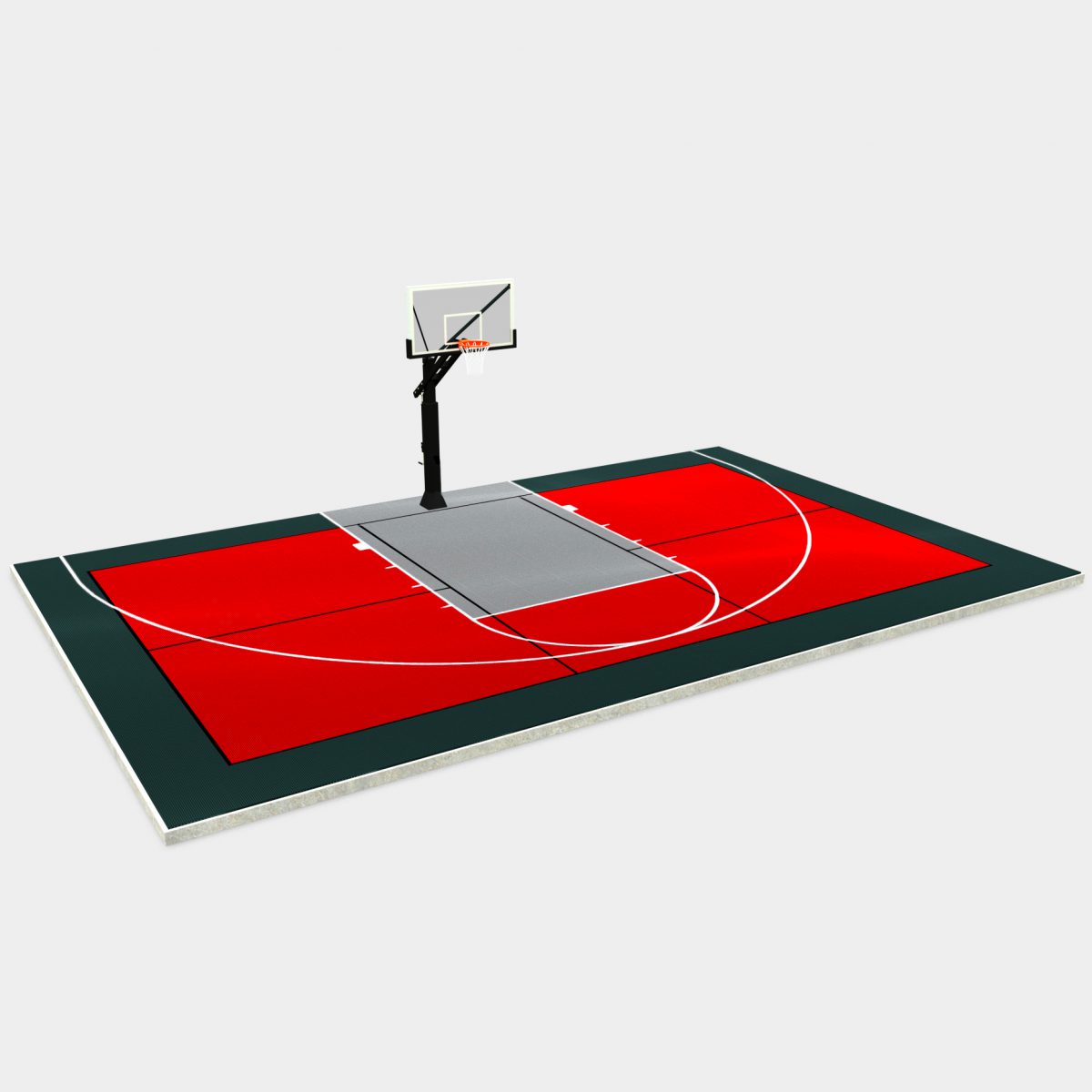 46' x 30' Half Multi-Court - DunkStar DIY Basketball Courts