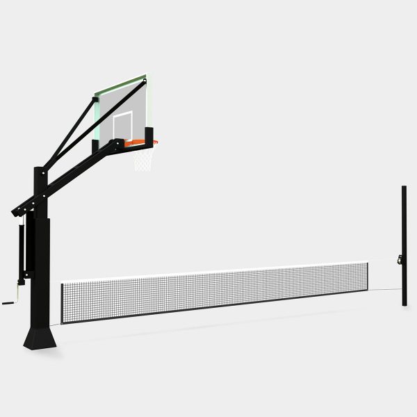 Full Court Multi-Game Net System - DunkStar DIY Basketball Courts